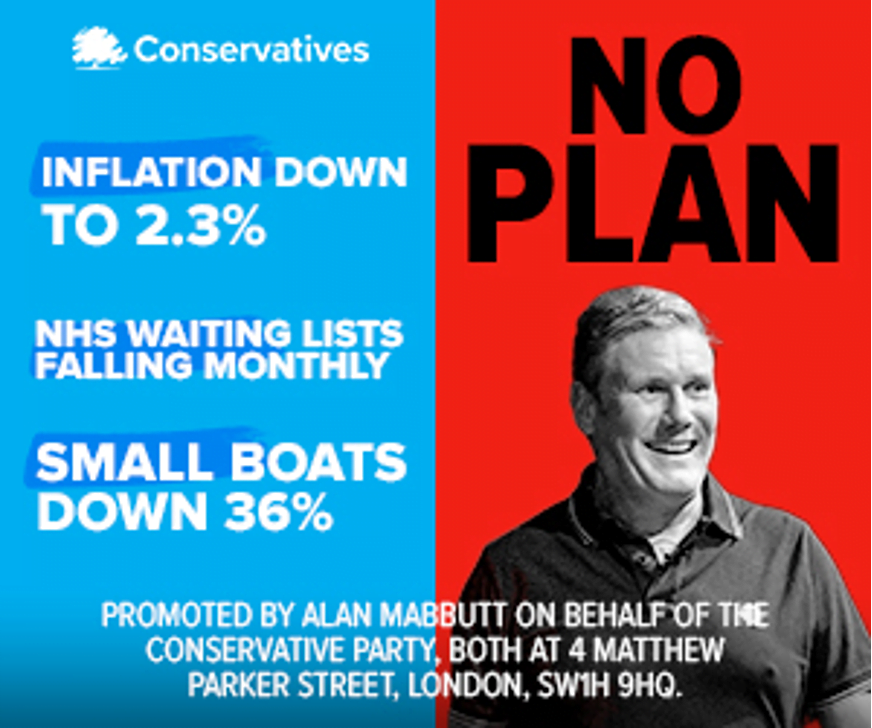 How have the political parties used paid media in the 2024 election?